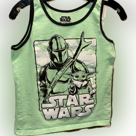 Star Wars | Shirts & Tops | Cotton Star Wars Mandalorian Yoda Tank ...
